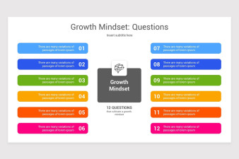 Growth Mindset PowerPoint Template | Nulivo Market
