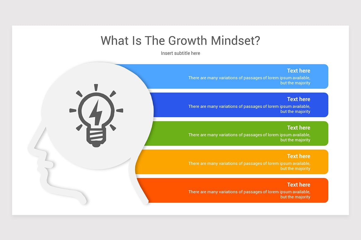 Growth Mindset Keynote Template | Nulivo Market