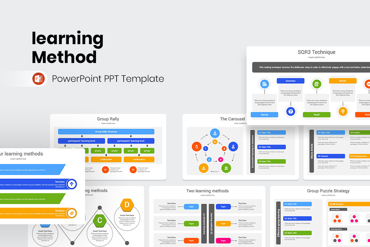 learning Method PowerPoint Template | Nulivo Market