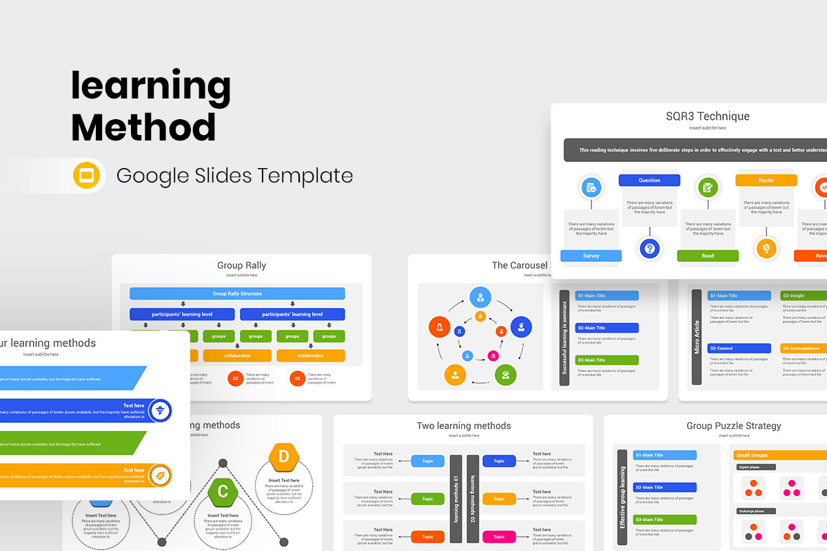 learning Method Google Slide Template | Nulivo Market