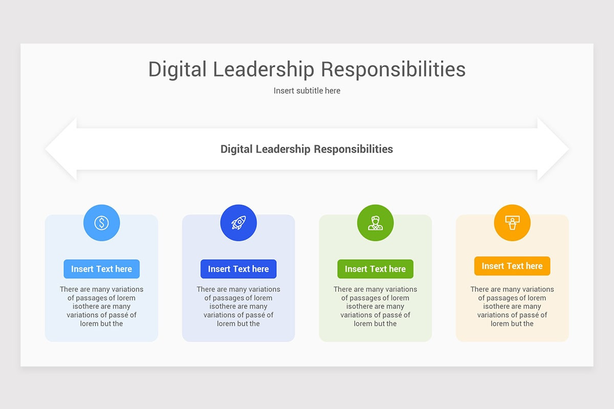 Digital Leader Google Slide Template | Nulivo Market