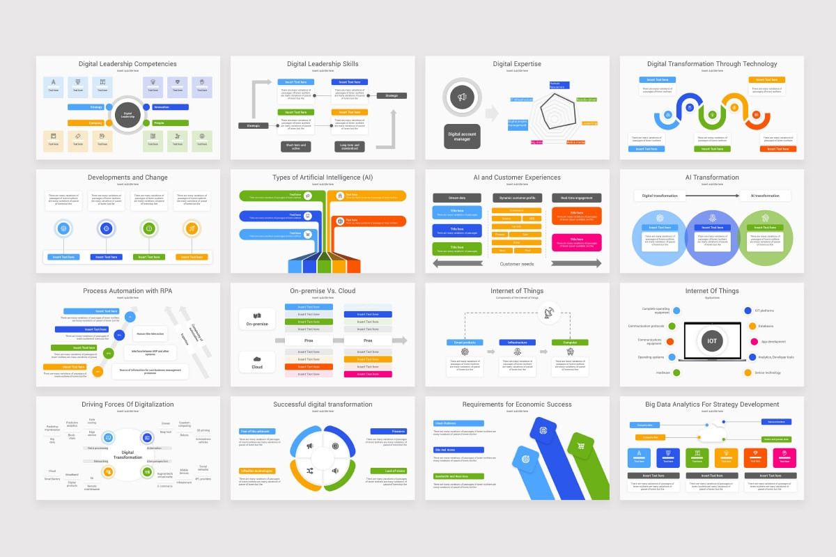 Digital Transformation Google Slide Template | Nulivo Market