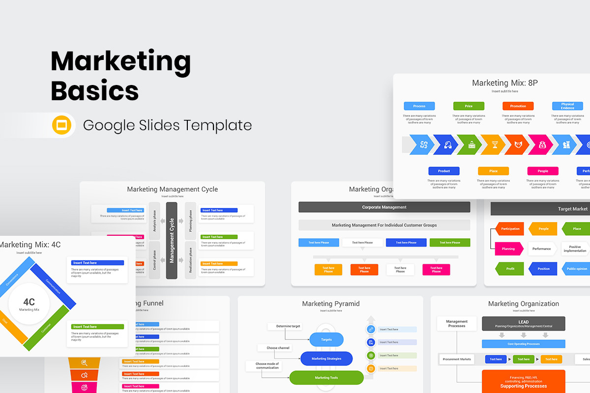 Marketing Basics Google Slide Template | Nulivo Market