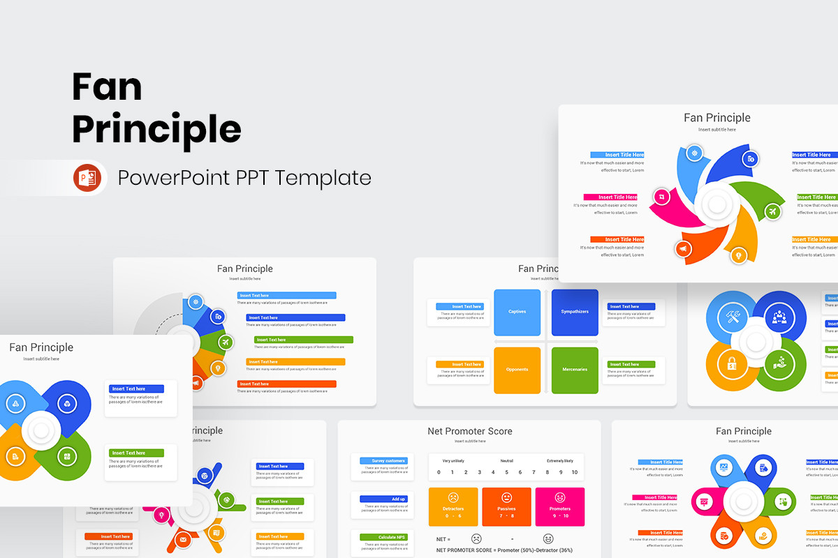 Fan Principle PowerPoint Template | Nulivo Market