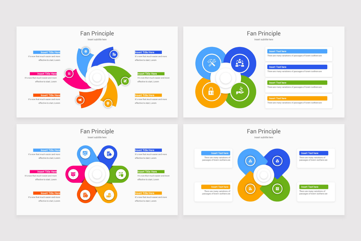 Fan Principle PowerPoint Template | Nulivo Market