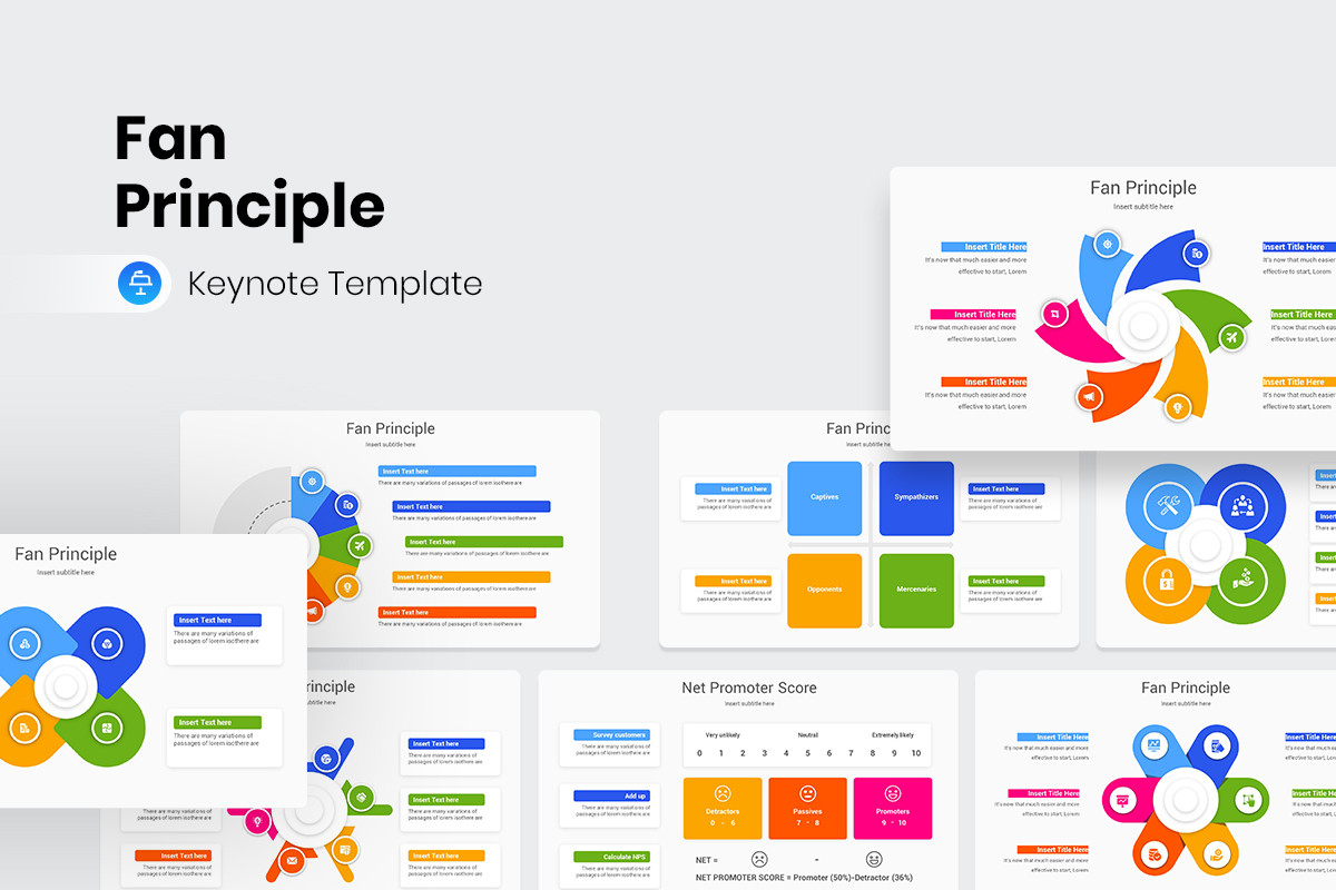 Fan Principle Keynote Template | Nulivo Market
