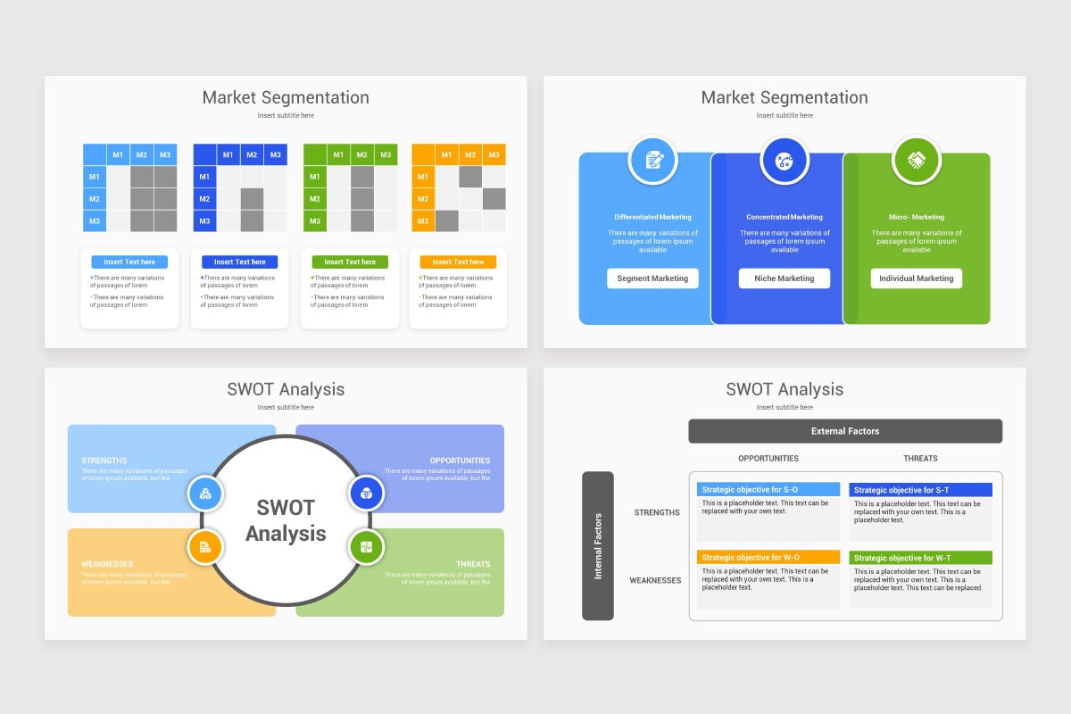 Market Competition PowerPoint Template | Nulivo Market