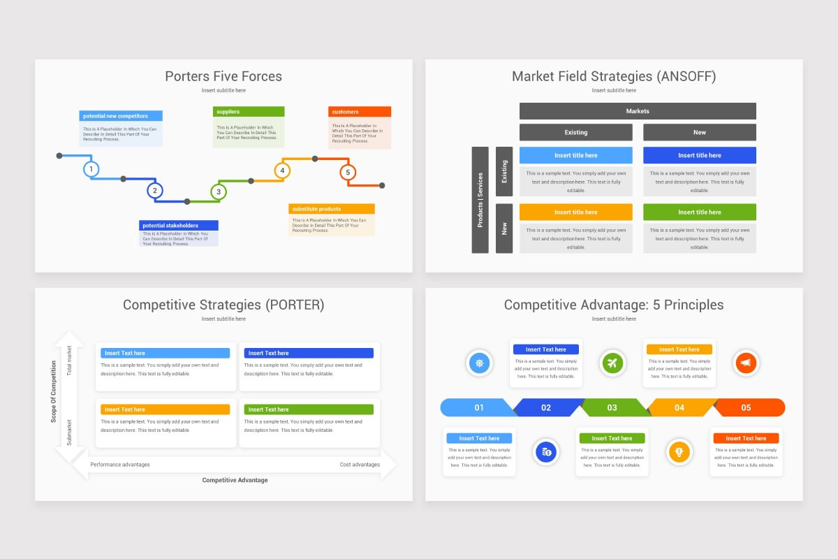 Market Competition Google Slide Template | Nulivo Market