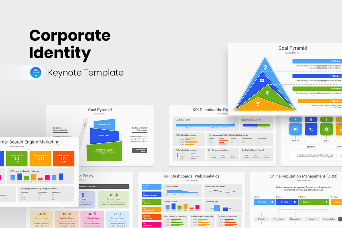 Corporate Identity Keynote Template | Nulivo Market