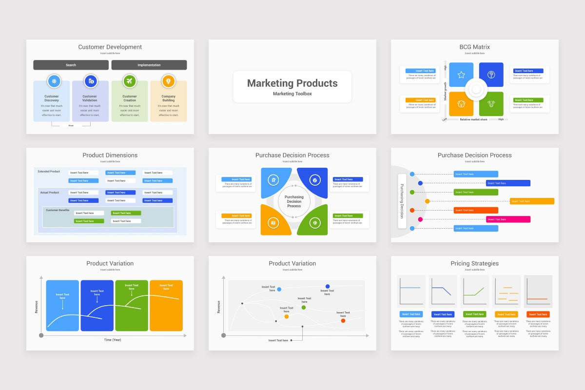 Marketing Toolbox Google slide Template | Nulivo Market