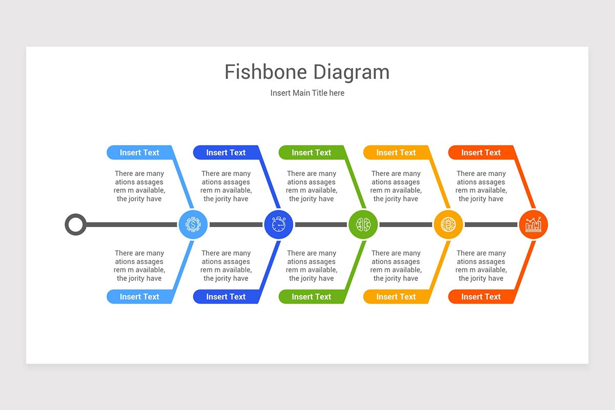 Fishbone Infographic PowerPoint template | Nulivo Market