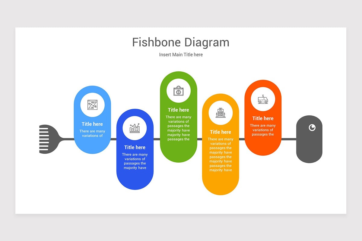 Fishbone Infographic PowerPoint template | Nulivo Market