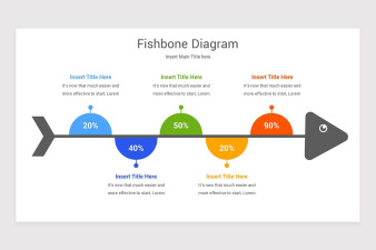 Fishbone Infographic PowerPoint template | Nulivo Market