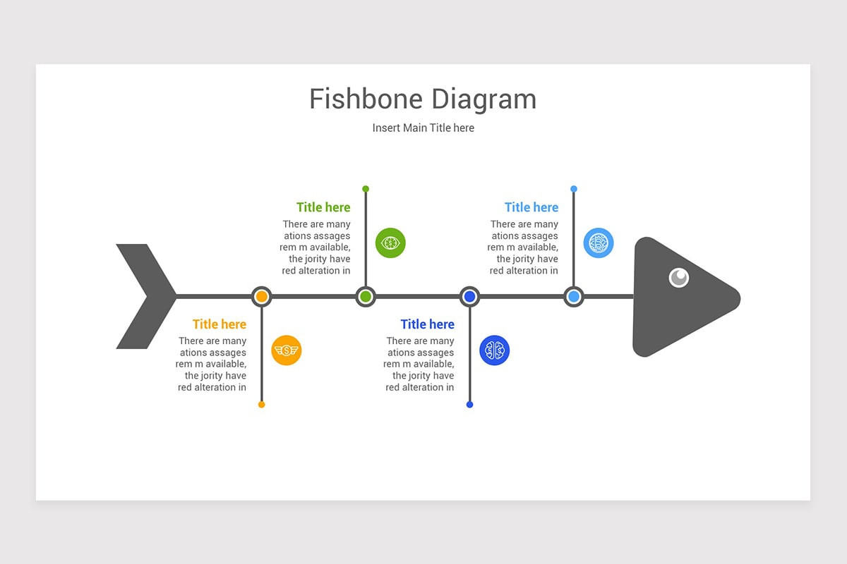 Fishbone Infographic Google Slide template | Nulivo Market