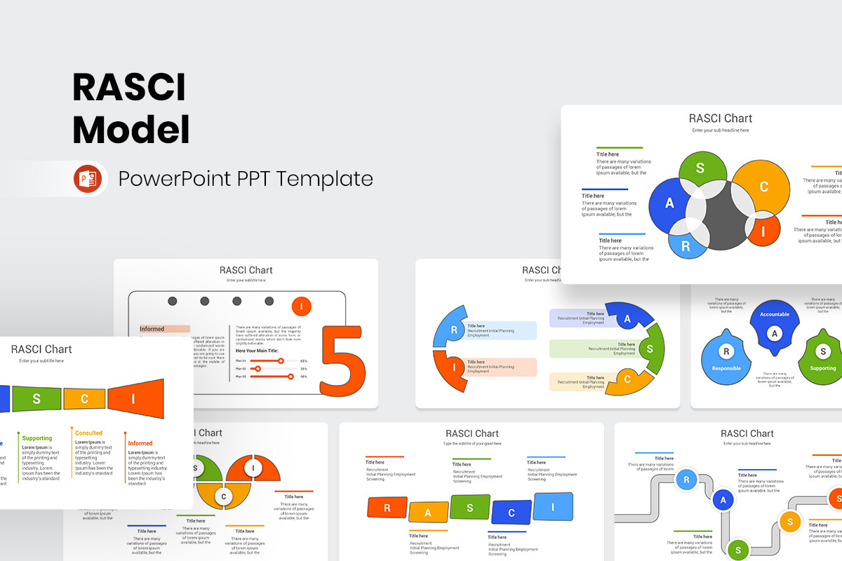 RASCI Model PowerPoint Template | Nulivo Market