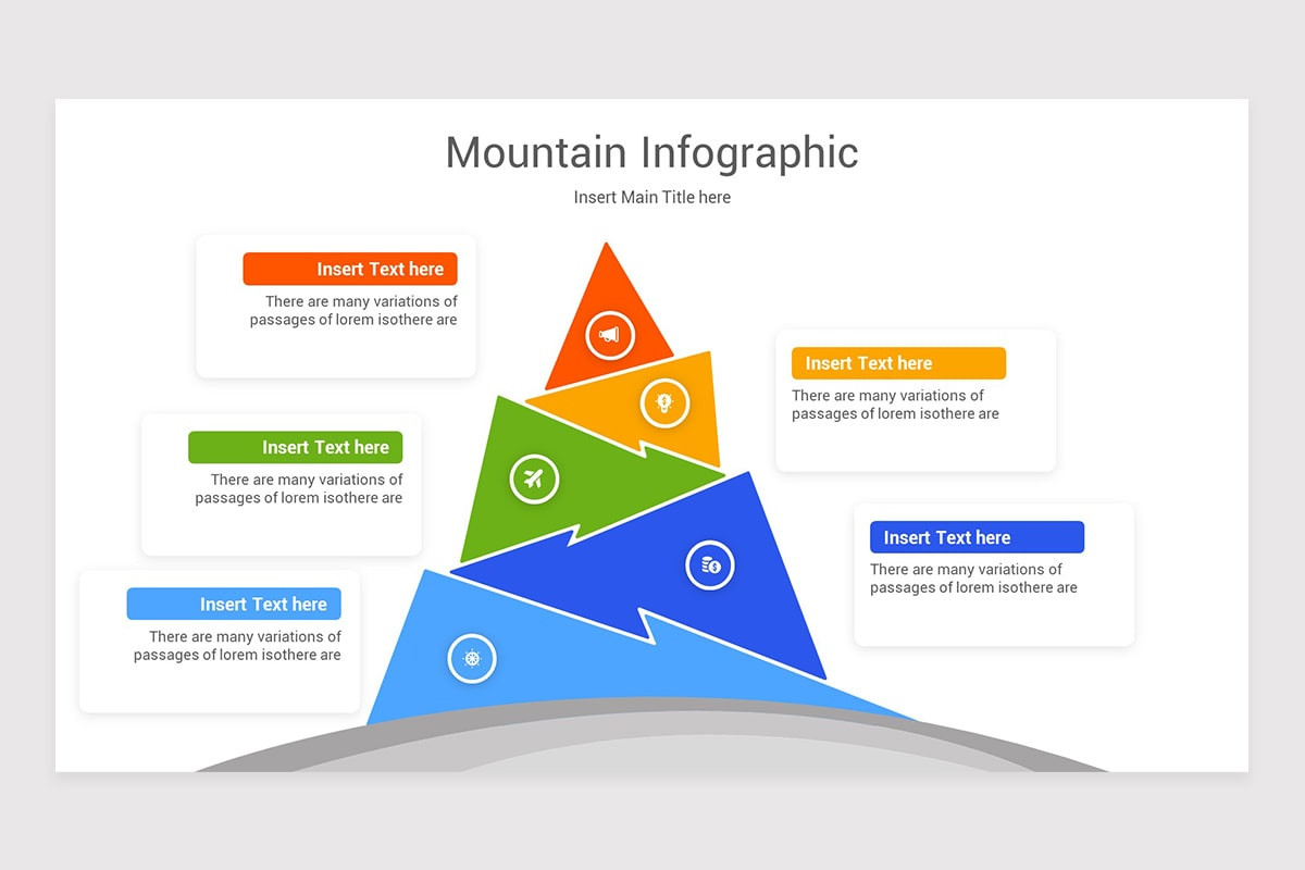 Mountain Infographic PowerPoint Template | Nulivo Market