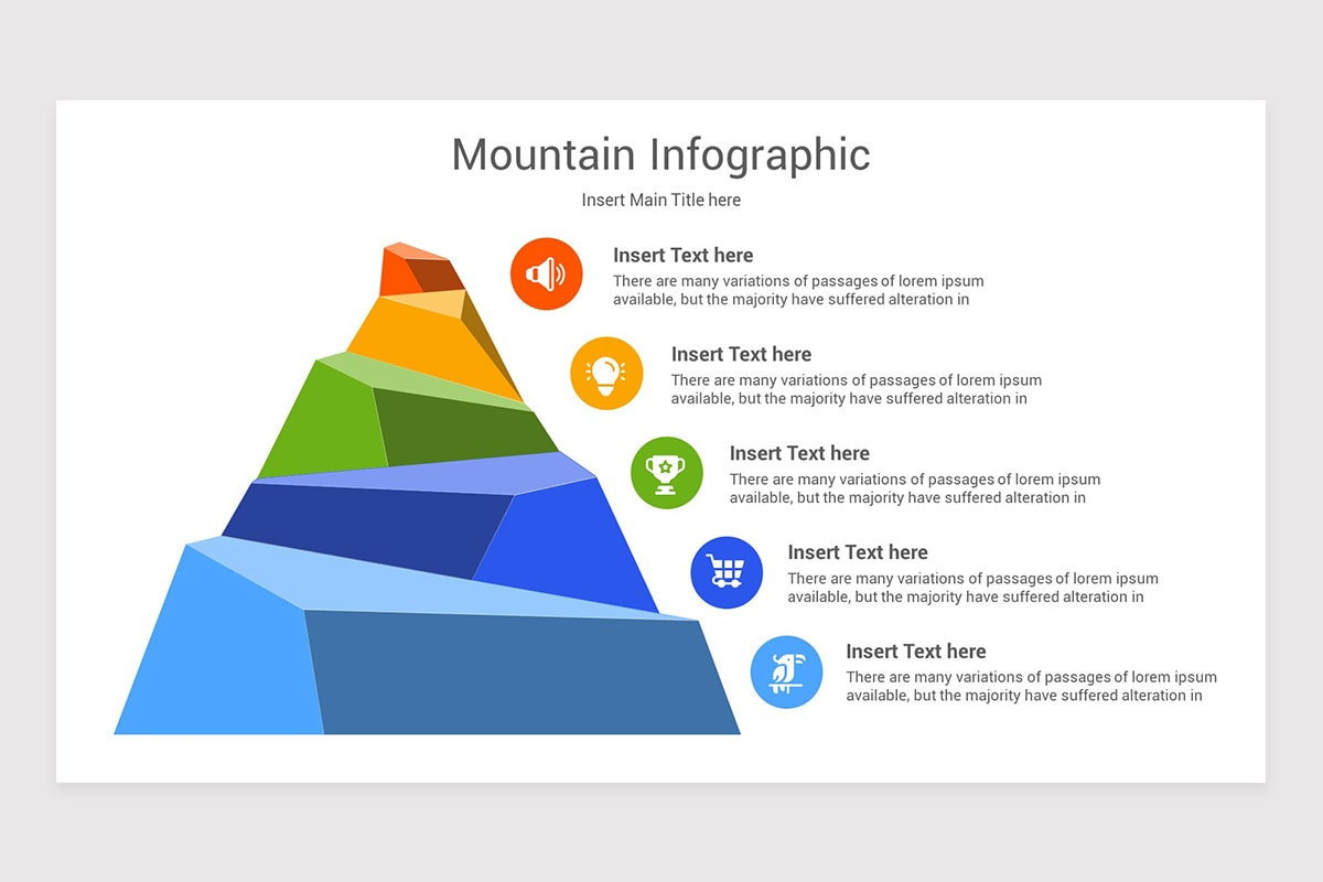 Mountain Infographic PowerPoint Template | Nulivo Market