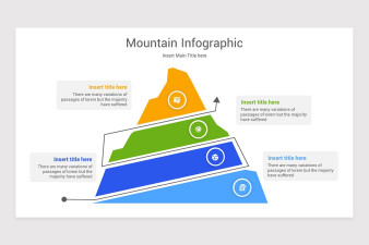 Mountain Infographic PowerPoint Template | Nulivo Market