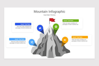Mountain Infographic PowerPoint Template | Nulivo Market