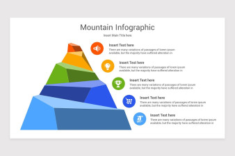Mountain Infographic PowerPoint Template | Nulivo Market