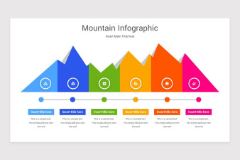 Mountain Infographic PowerPoint Template | Nulivo Market