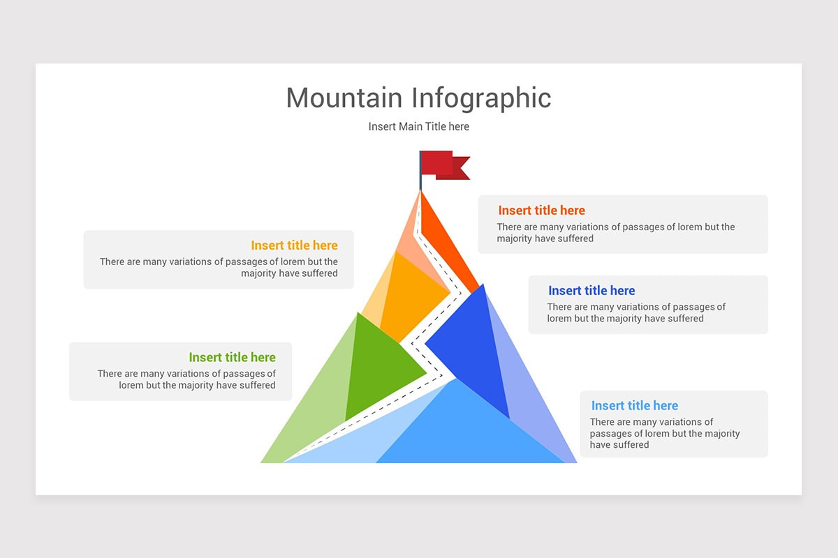 Mountain Infographic Keynote Template | Nulivo Market