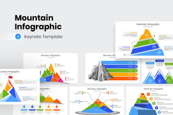 Mountain Infographic Keynote Template | Nulivo Market