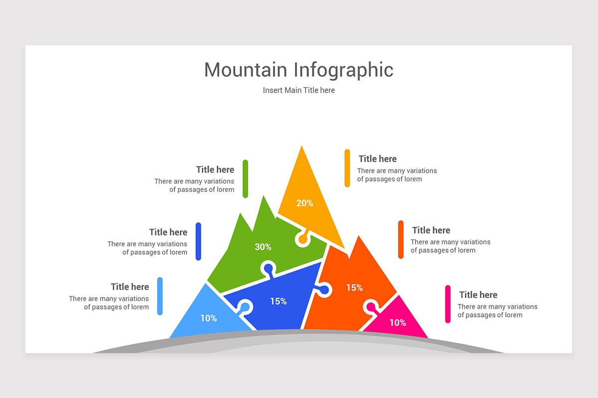 Mountain Infographic Google Slide Template | Nulivo Market
