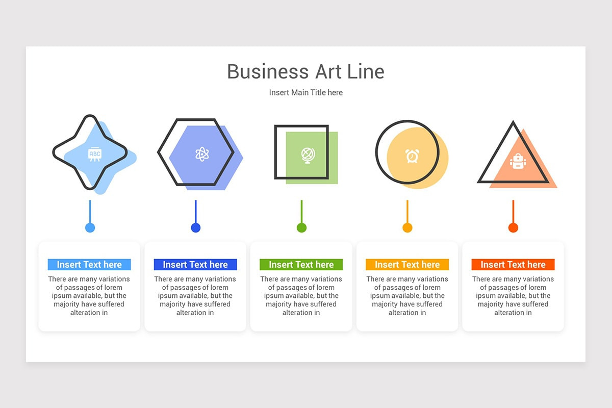 Business Art Line PowerPoint Template | Nulivo Market