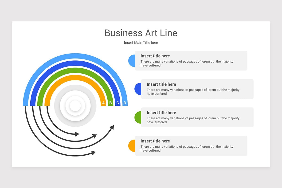 Business Art Line PowerPoint Template | Nulivo Market