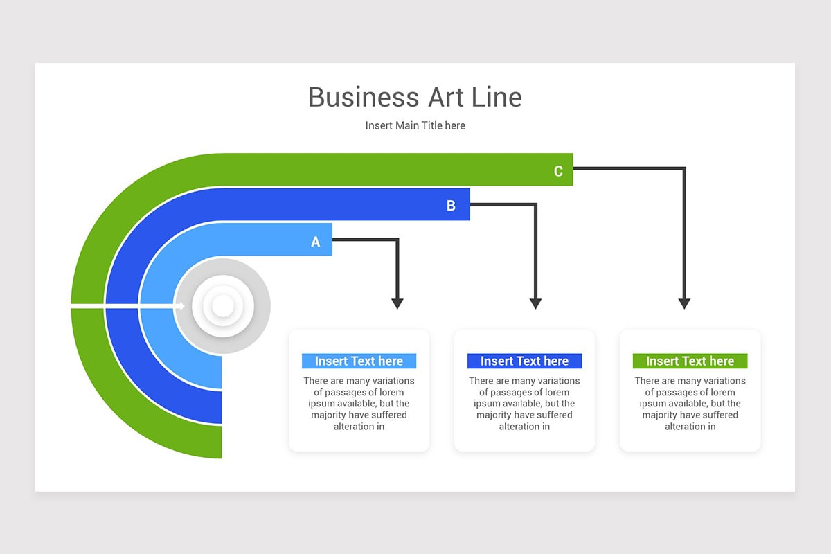 Business Art Line PowerPoint Template | Nulivo Market