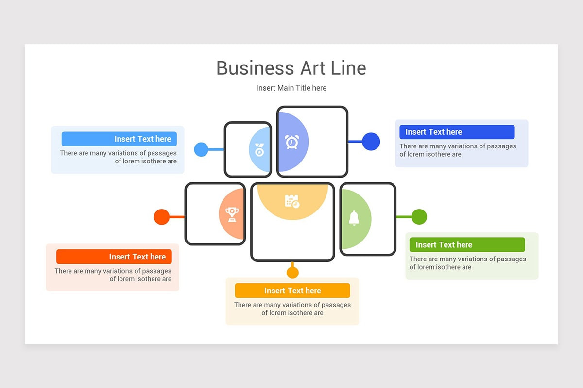 Business Art Line PowerPoint Template | Nulivo Market