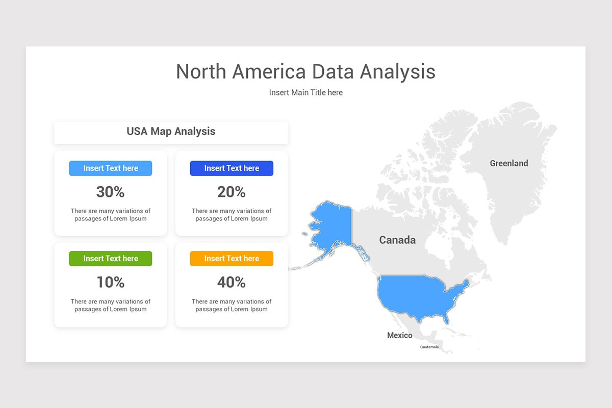 World Maps Data Analysis Keynote Template | Nulivo Market
