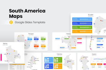 South America Maps Google Slide Template | Nulivo Market