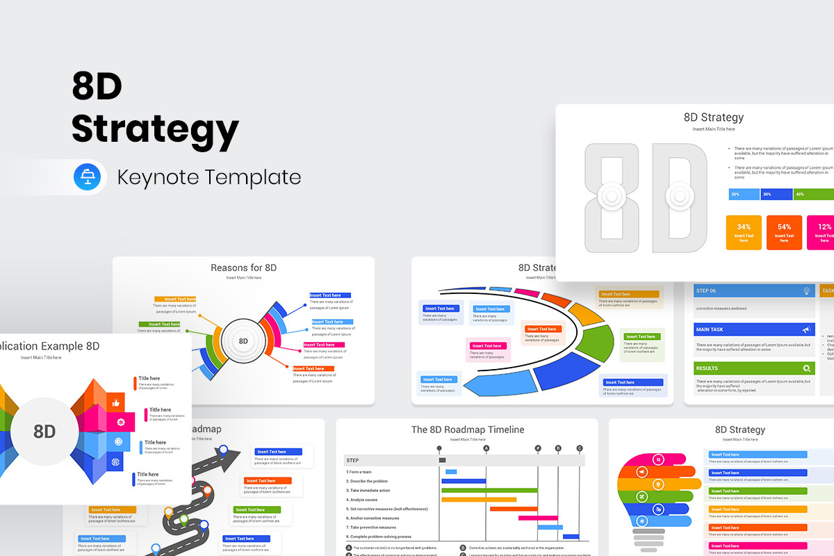8D Strategy Keynote Template | Nulivo Market