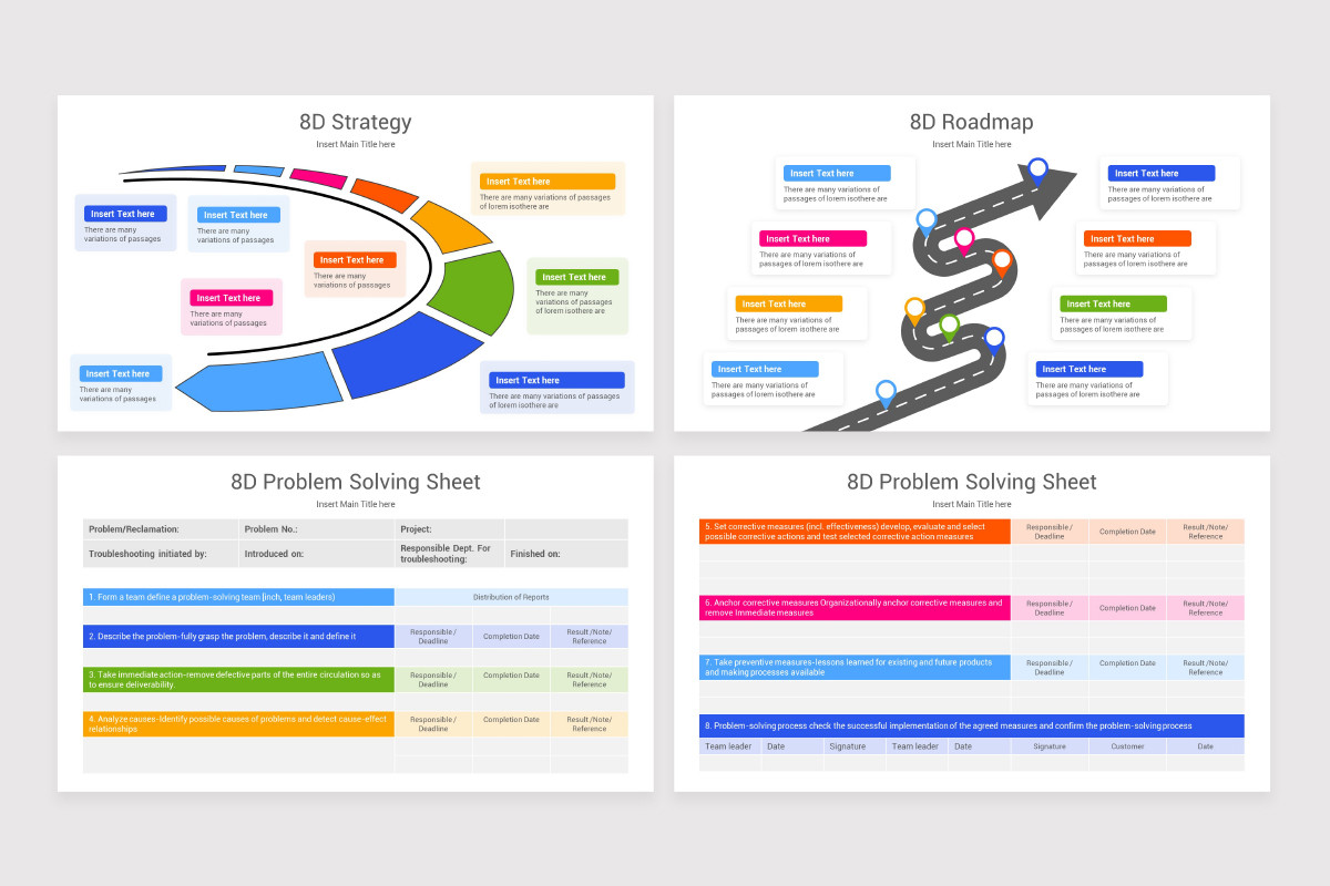 8D Strategy Keynote Template | Nulivo Market