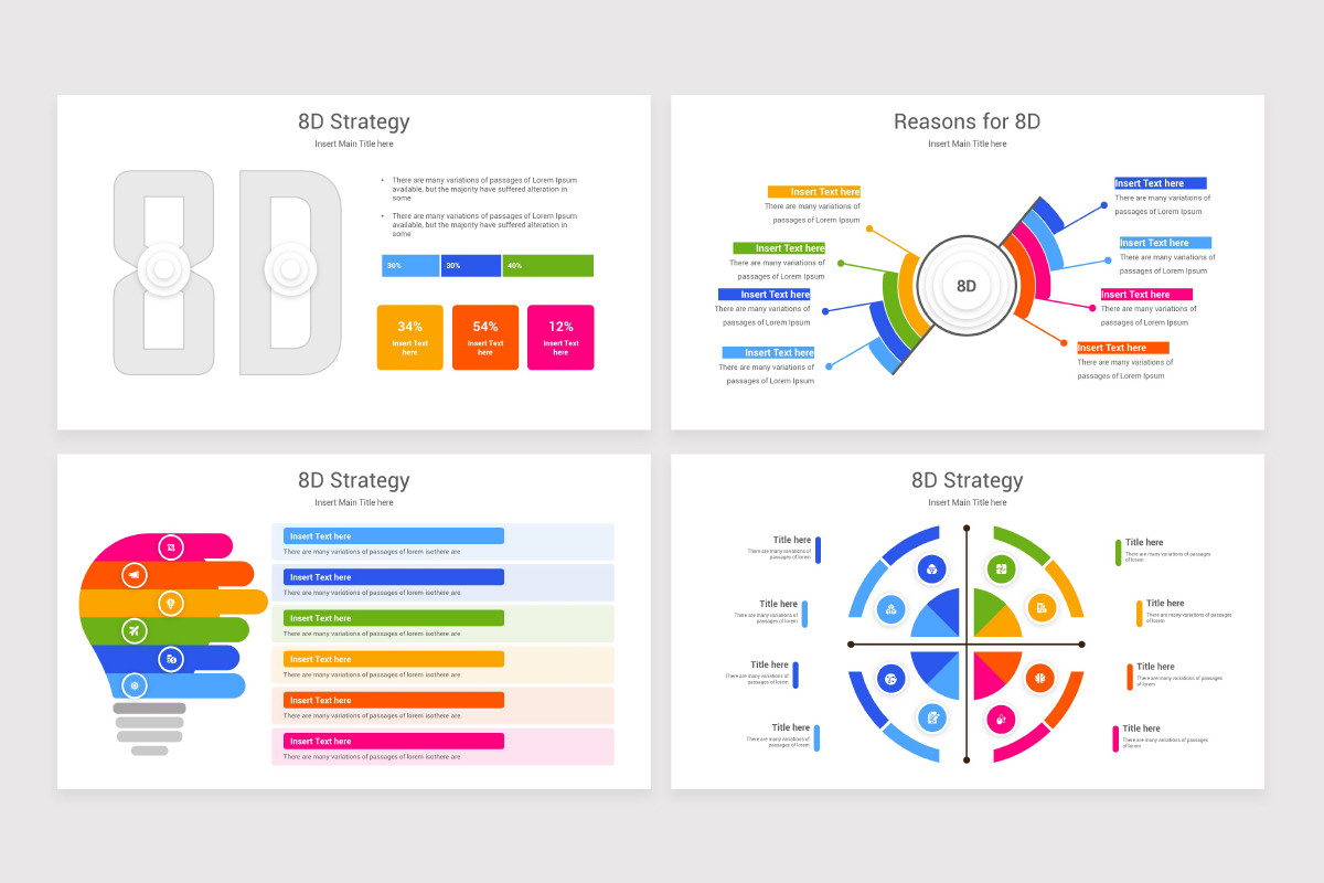 8D Strategy Google Slide Template | Nulivo Market