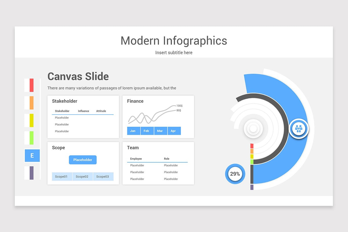 Circle Process Loop PowerPoint Template | Nulivo Market
