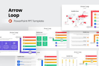 Arrow Loop PowerPoint Template | Nulivo Market