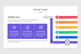 Arrow Loop PowerPoint Template | Nulivo Market