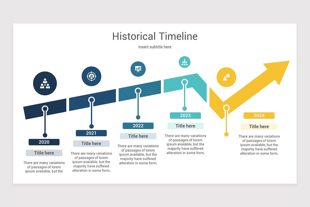 Comparative Timeline PowerPoint Template | Nulivo Market