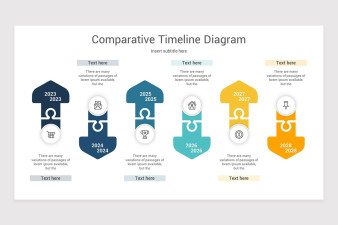Comparative Timeline Keynote Template | Nulivo Market