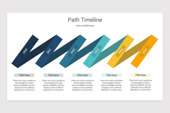 Path Timeline PowerPoint Template | Nulivo Market