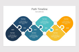 Path Timeline Google Slide Template | Nulivo Market