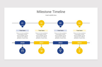 Milestone Timeline Google Slide Template | Nulivo Market
