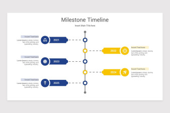 Milestone Timeline Google Slide Template | Nulivo Market