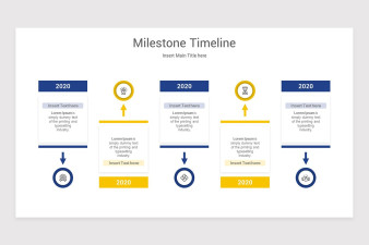 Milestone Timeline Google Slide Template | Nulivo Market