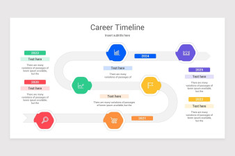 Career Timeline Keynote Template | Nulivo Market