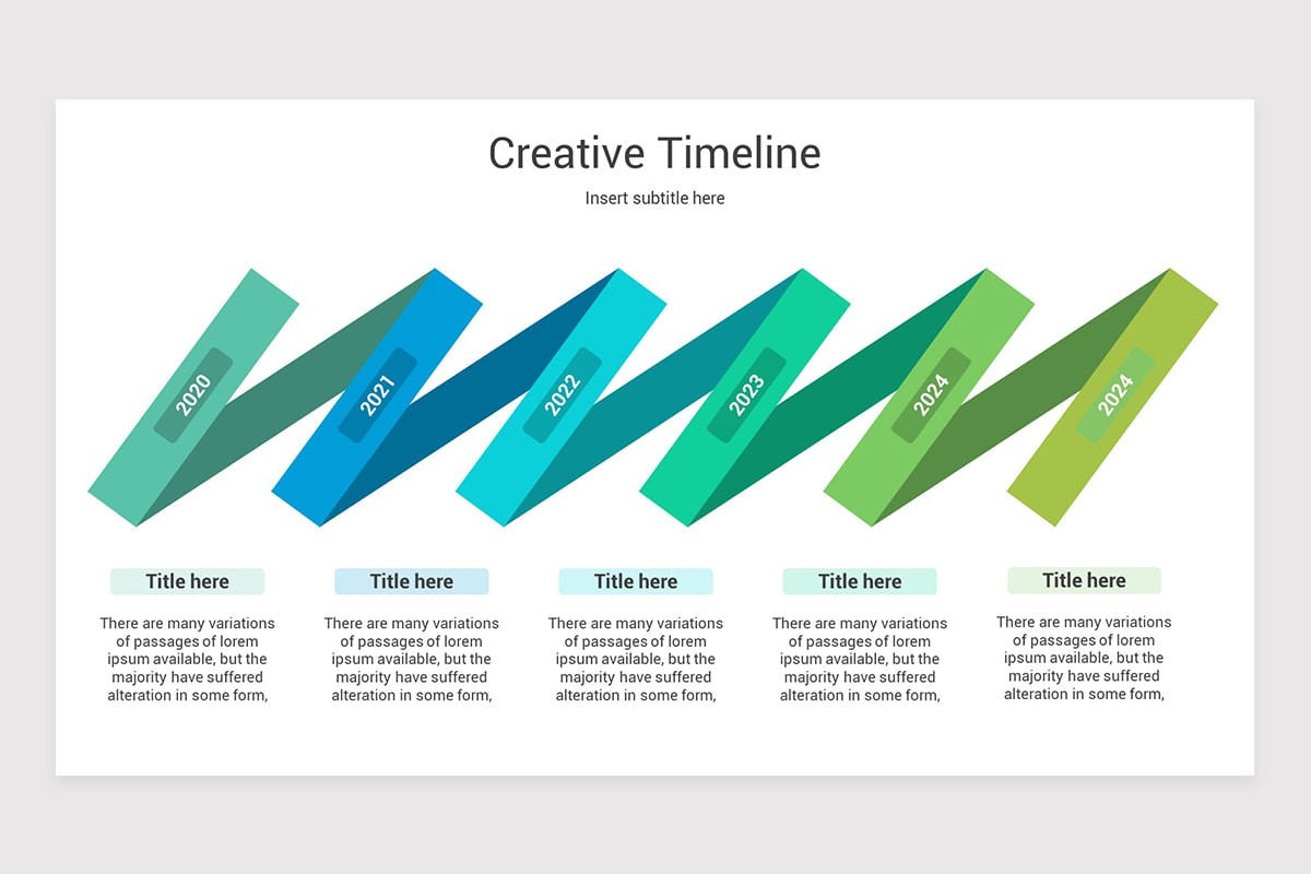 Creative Timeline Keynote Template | Nulivo Market