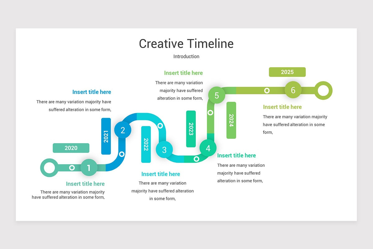 Creative Timeline Keynote Template | Nulivo Market